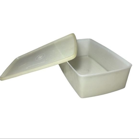 Tupperware | Kitchen | Vintage Tupperware Rectangle White Storage ...